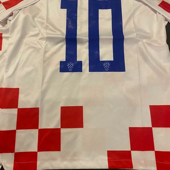 Nike | Shirts | Nike Croatia Natl Team Luka Modric World Cup Mens ...